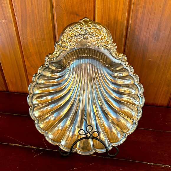 Vintage | Dining | Vintage Silver Plated Clam Shell Dish Serving Piece ...